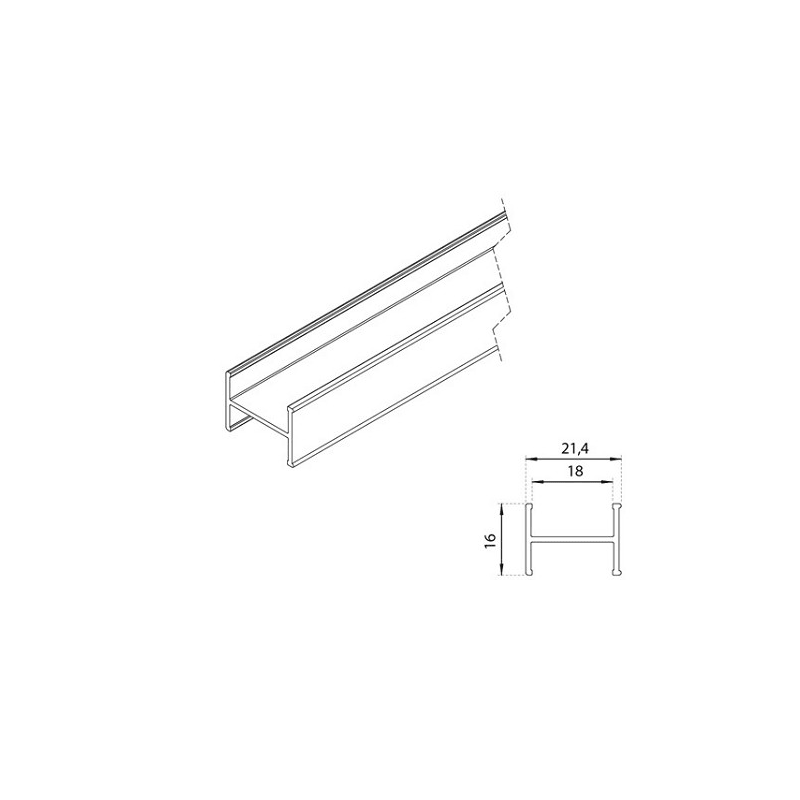 Verbindungsleiste DOMUS / Gold