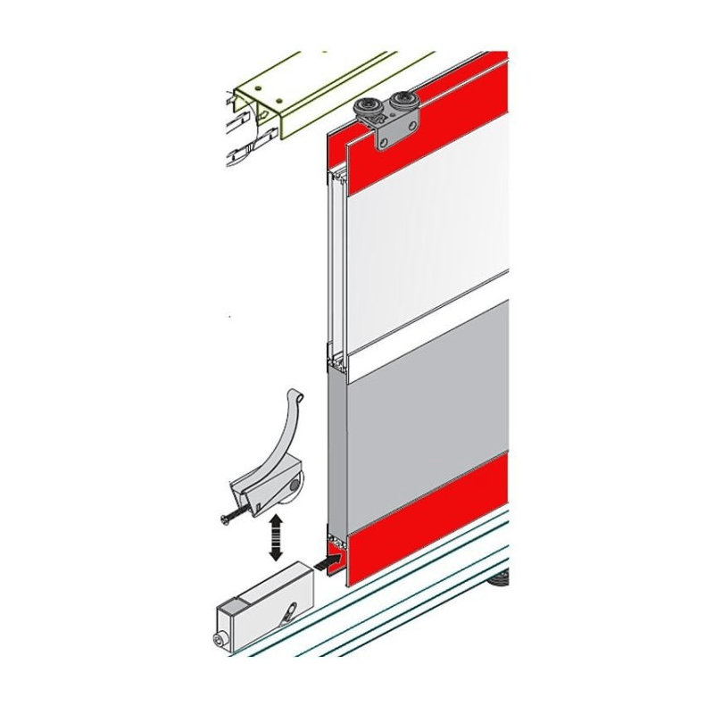 Verbindungsleiste RAMA Glas / Gold