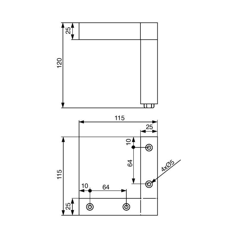 Möbel ANGEL Bein / Silber