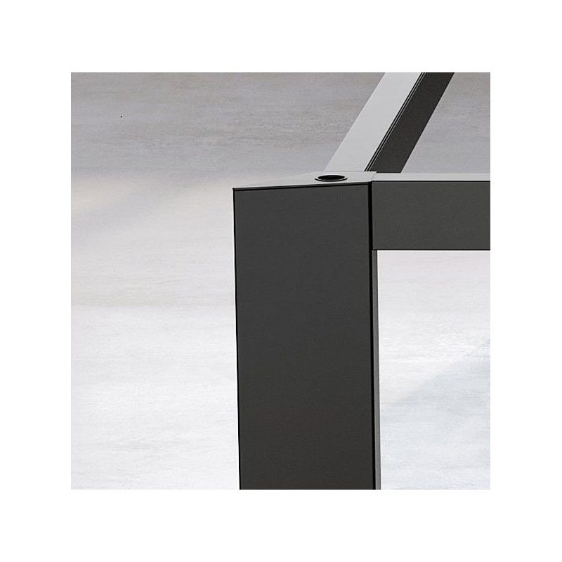 Tischkonstruktion PASSADENA nach Maß / Edelstahl