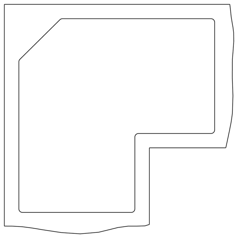 Eckspüle aus Steinzeug Blanco METRA 9 E / Tartufo