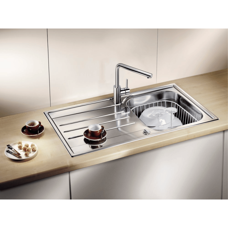 Set Blanco Nerezový drez TIPO 9 E + Batéria DARAS