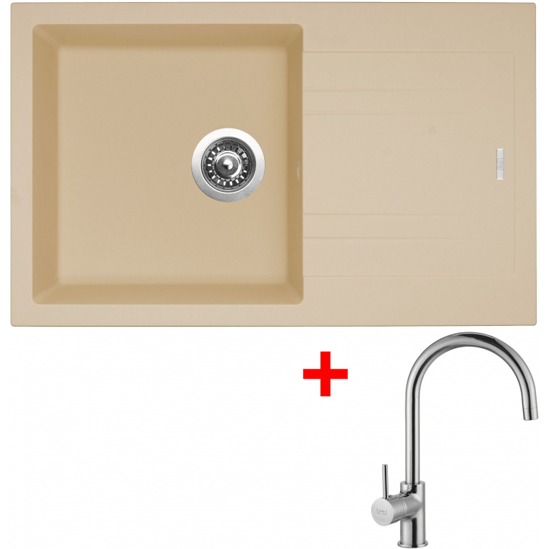 Kameninový drez Sinks LINEA 780 N + Batéria PRONTO