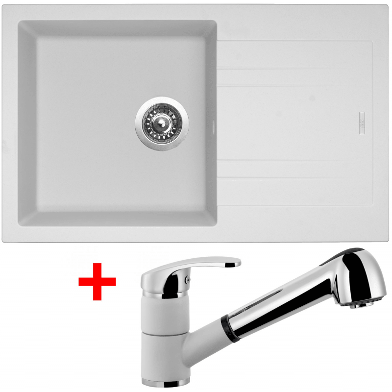 Kameninový drez Sinks LINEA 780 N + Batéria MIX 350 P